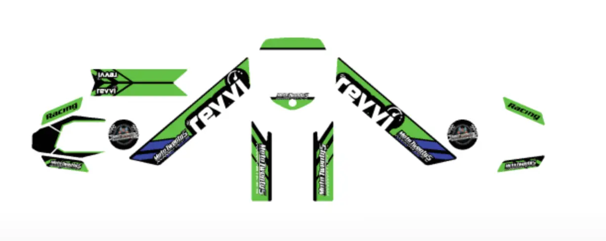 Revvi Monster Decal Kit - Lumeo Bikes